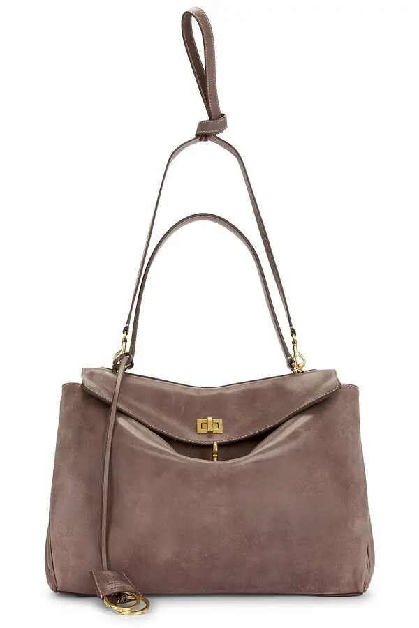 Balenciaga Rodeo Medium Top Handle Bag - Dark Noix