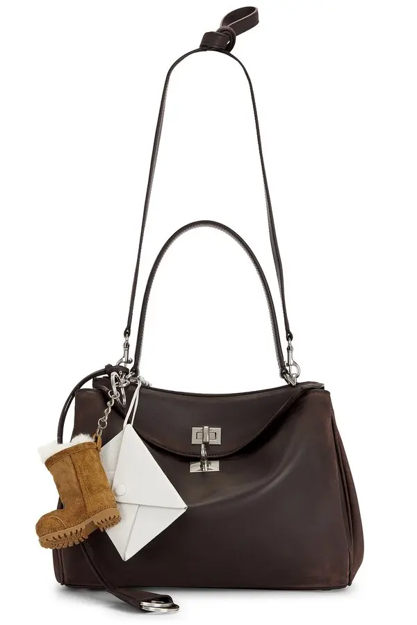 Balenciaga Rodeo Small Top Handle Bag - Espresso