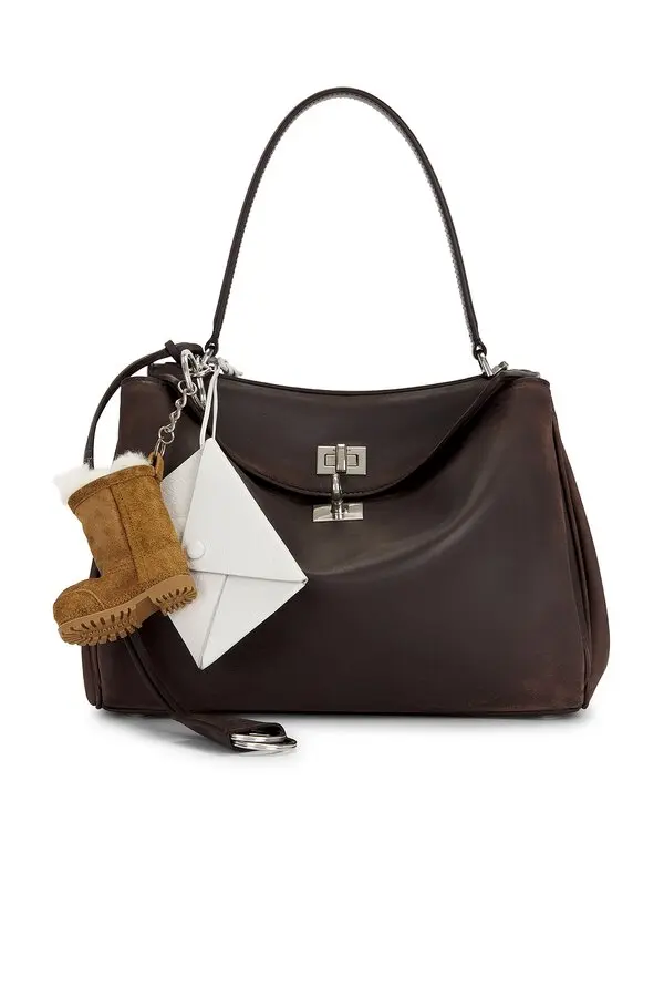 Balenciaga Rodeo Small Top Handle Bag - Espresso