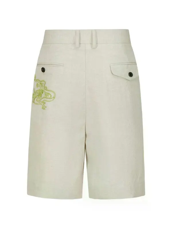 Shanghai Tang Embroidered Shorts
