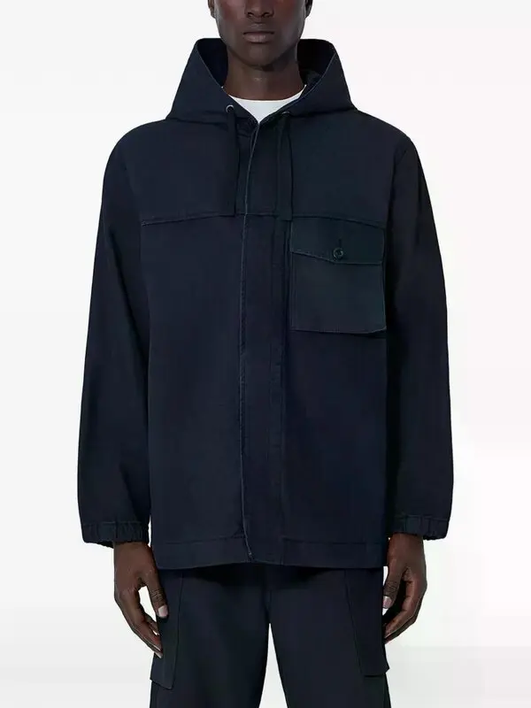MARGARET HOWELL Hooded Flap-pocket Jacket