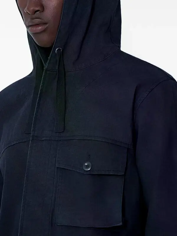 MARGARET HOWELL Hooded Flap-pocket Jacket