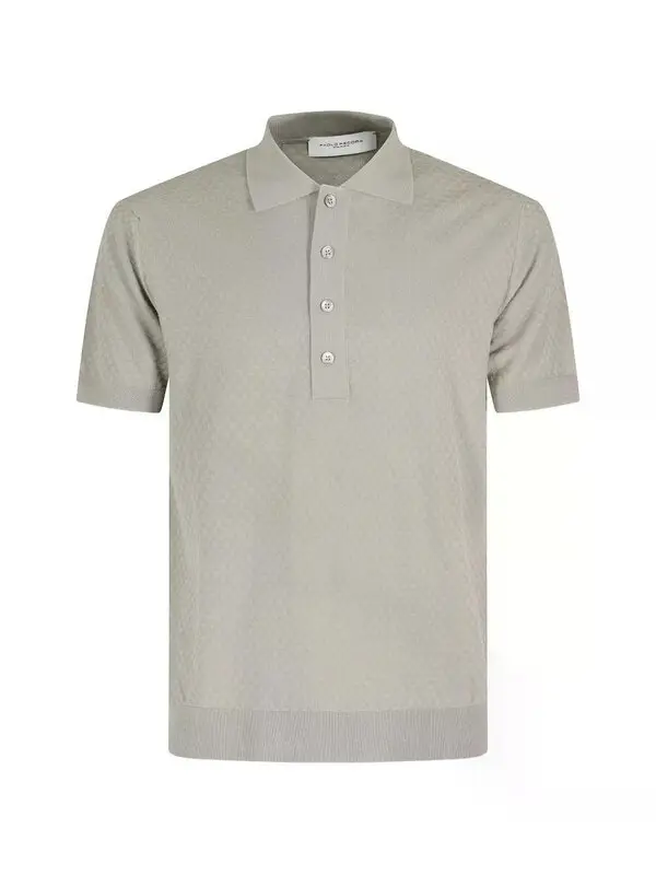 PAOLO PECORA Micro-jacquard Polo Shirt
