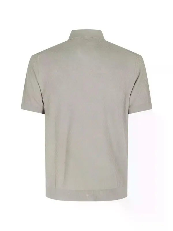 PAOLO PECORA Micro-jacquard Polo Shirt