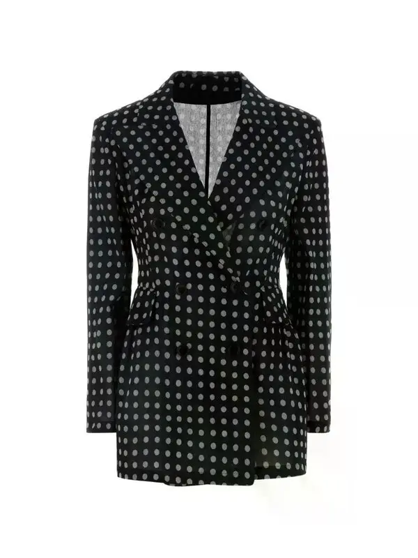 Ermanno Scervino Polka-dot Blazer - Black