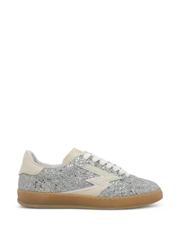 MOA CONCEPT Club Deluxe Glitter Sneakers - Silver