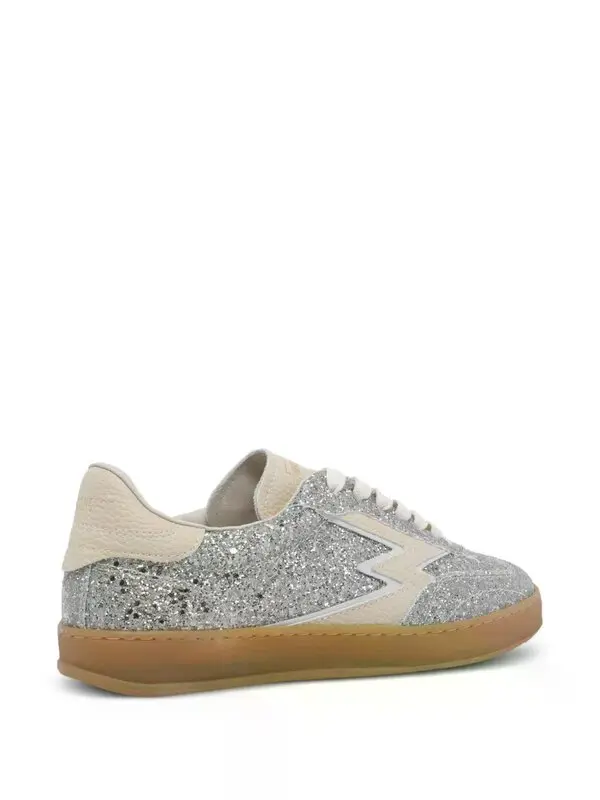 MOA CONCEPT Club Deluxe Glitter Sneakers - Silver