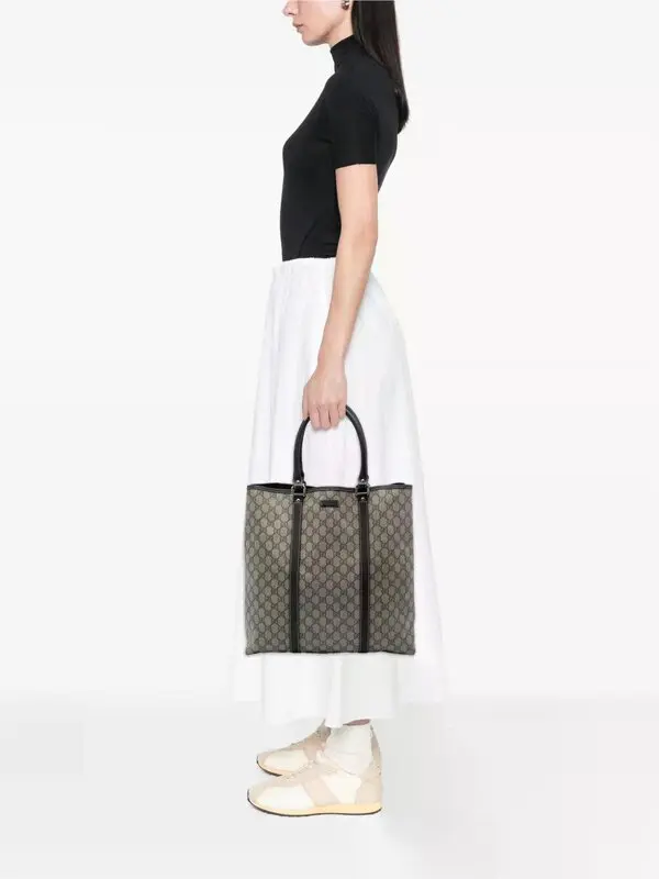 Gucci Gg Supreme Joy Vertical Tote Bag - Neutrals