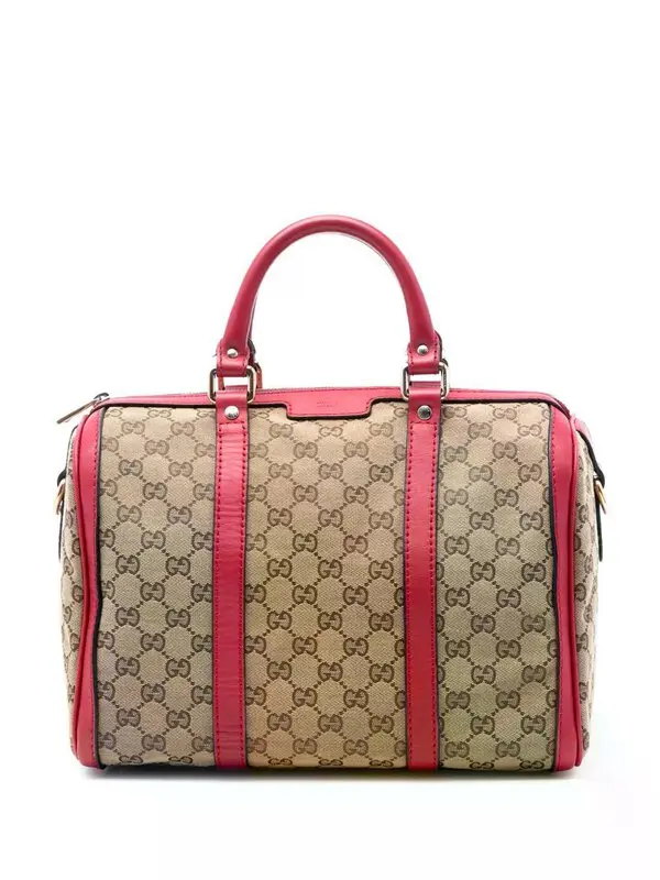 Gucci Gg Canvas Joy Boston Bag - Neutrals