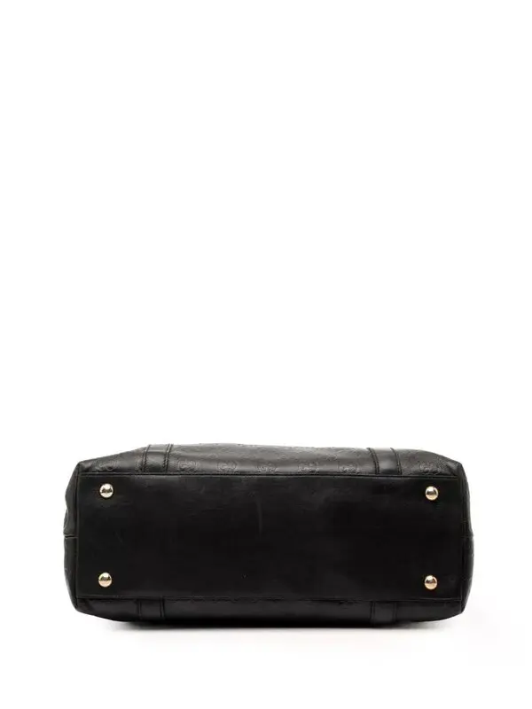 Gucci Ssima Abbey D Ring Tote Bag - Black