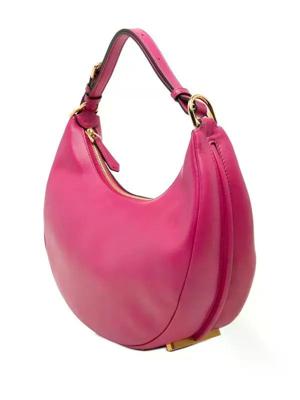 Fendi Small Leather Graphy Hobo Bag - Pink