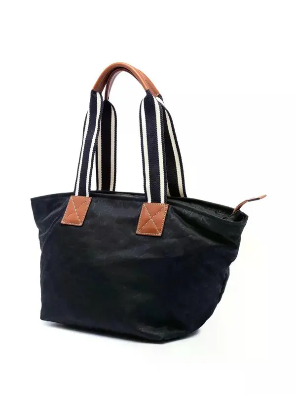 Gucci Gg Nylon Web Tote Bag - Black