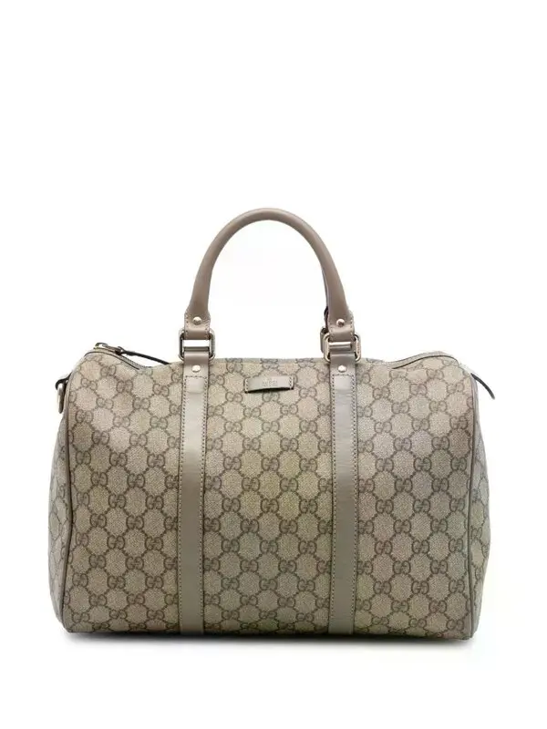 Gucci Gg Supreme Joy Boston Bag - Neutrals