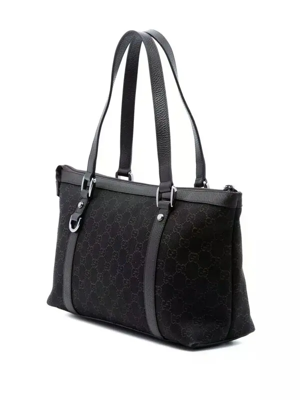 Gucci Gg Denim Abbey D-ring Tote Bag
