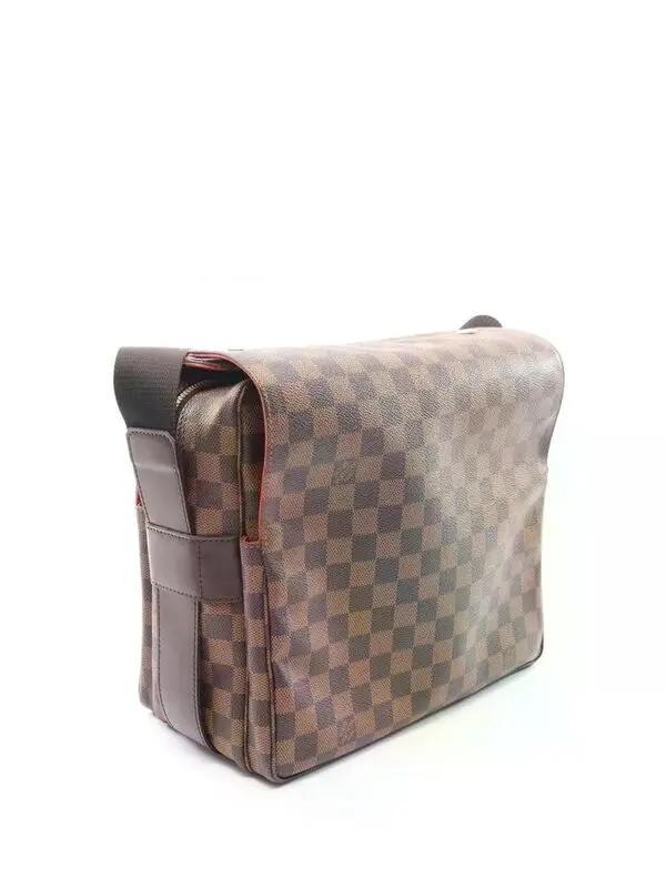 LOUIS VUITTON 2002 Damier Ebene Naviglio Crossbody Bag - Brown