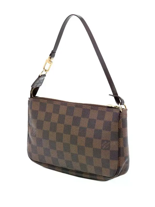 LOUIS VUITTON 2010 Damier Ebene Pochette Accessoires - Brown