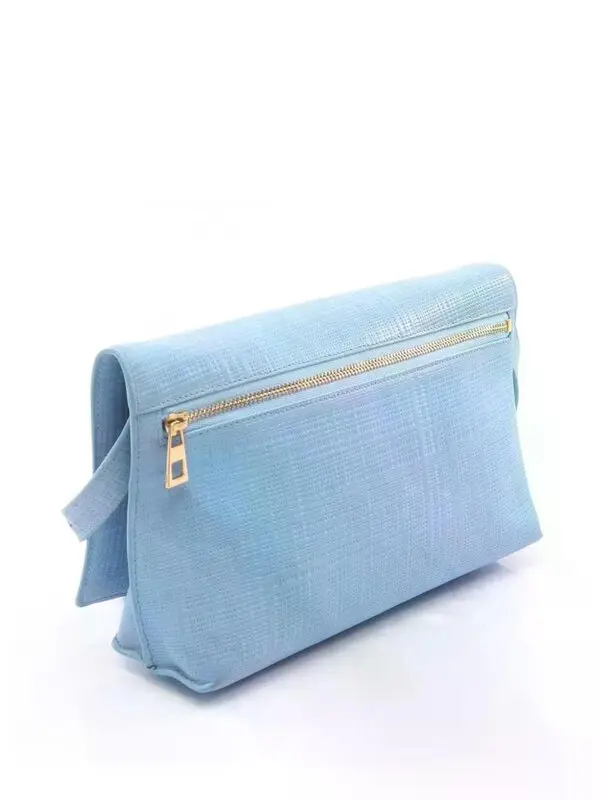 Loewe 2010-2026 Patent Anagram Vega Crossbody Bag - Blue