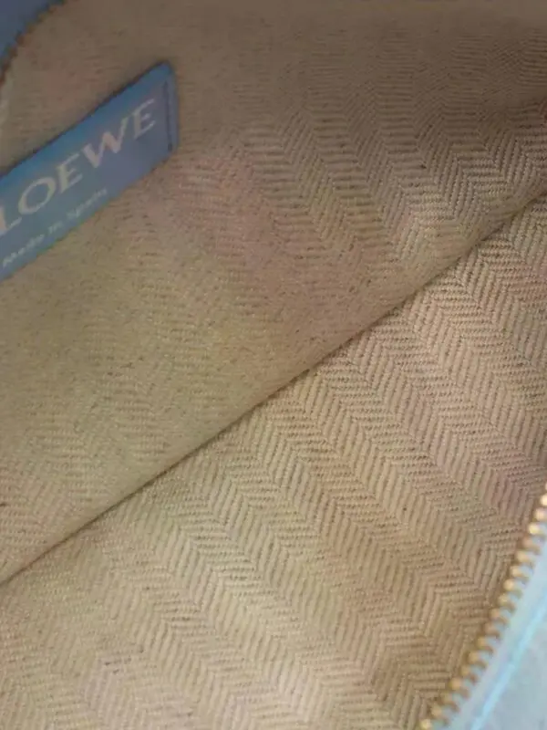 Loewe 2010-2026 Patent Anagram Vega Crossbody Bag - Blue