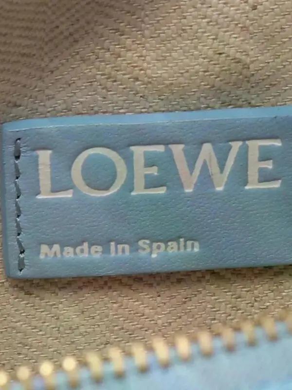 Loewe 2010-2026 Patent Anagram Vega Crossbody Bag - Blue