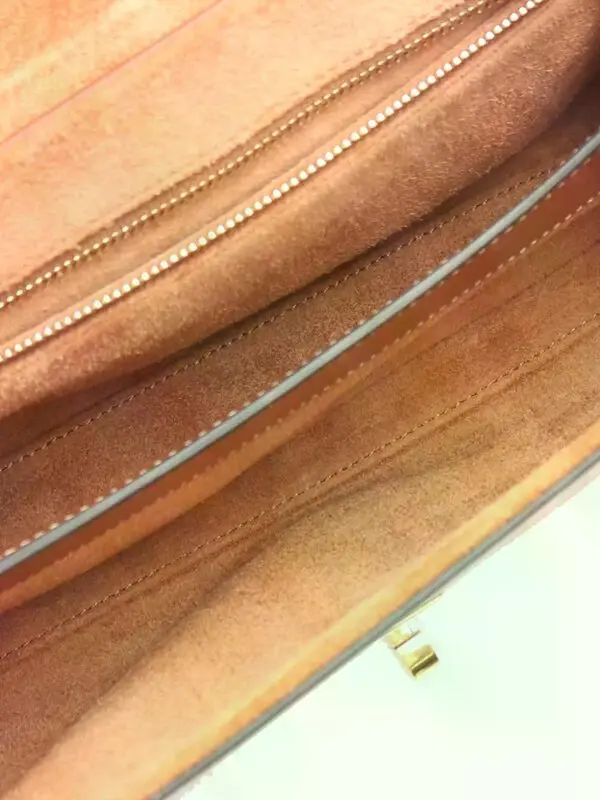 Celine 2010-2026 Teen Smooth Calfskin Soft 16 Crossbody Bag - Brown