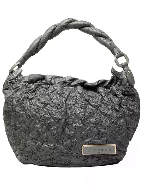 LOUIS VUITTON 2007 Monogram Olympe Nimbus Gm Hobo Bag - Grey