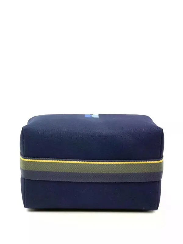 Hermès Large Toile Bride A Brac H Pavillon Case Vanity Bag