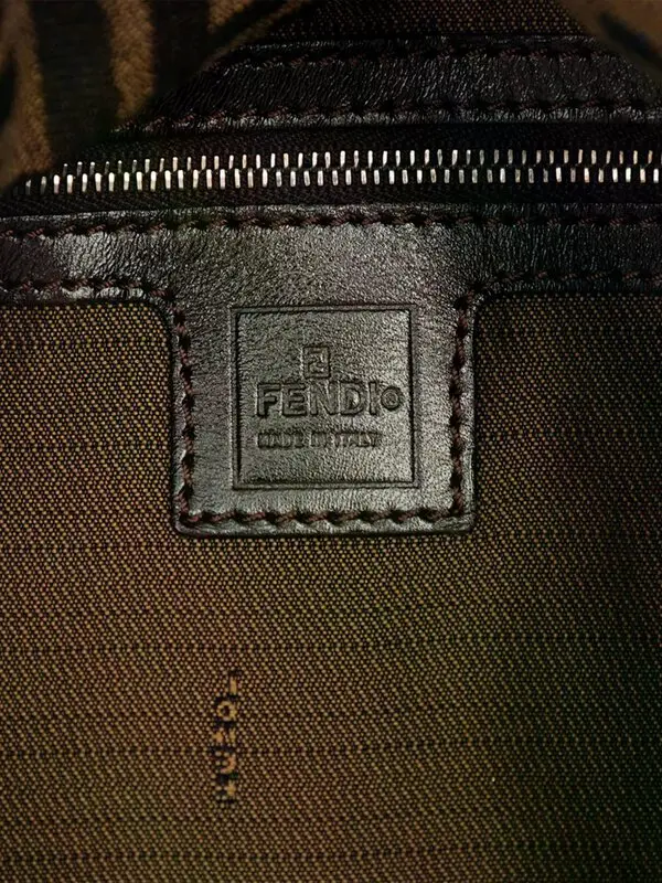Fendi Zucca Canvas Mamma Forever Shoulder Bag