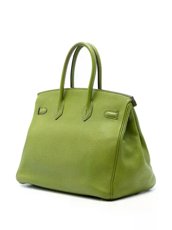 Hermès 2008 Birkin Retourne 35 Handbag - Green