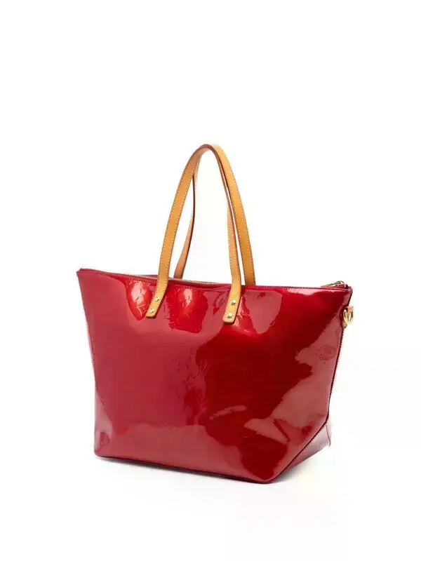 LOUIS VUITTON 2007-2015 Monogram Vernis Bellevue Gm Tote Bag - Red