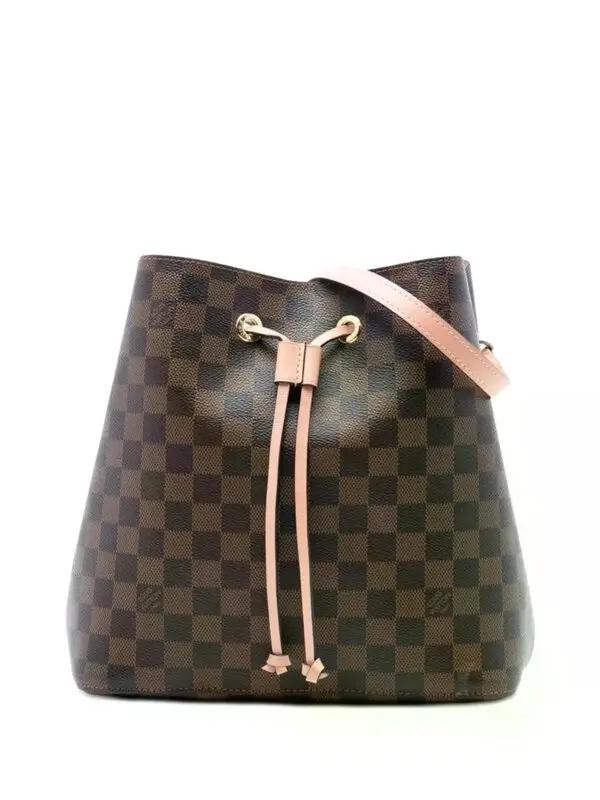 LOUIS VUITTON Damier Ebene Neonoe Mm Bucket Bag