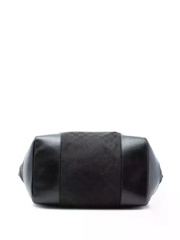 Gucci Gg Canvas Web Tote Bag