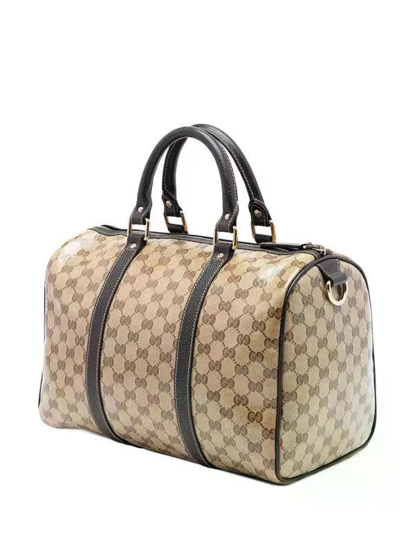 Gucci Medium Gg Crystal Joy Boston Bag - Neutrals