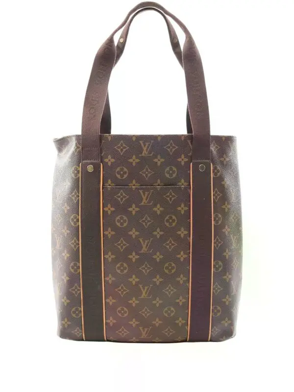 LOUIS VUITTON 2010 Monogram Cabas Beaubourg Tote Bag - Brown