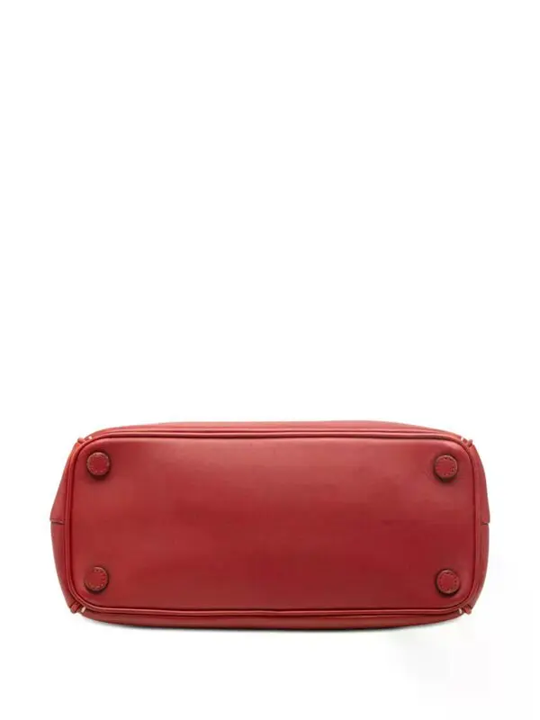 Prada Galleria Double Zip Satchel - Red