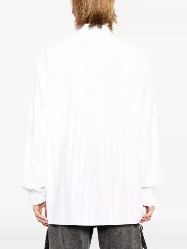 VIVIENNE WESTWOOD Orb-embroidered Striped Shirt