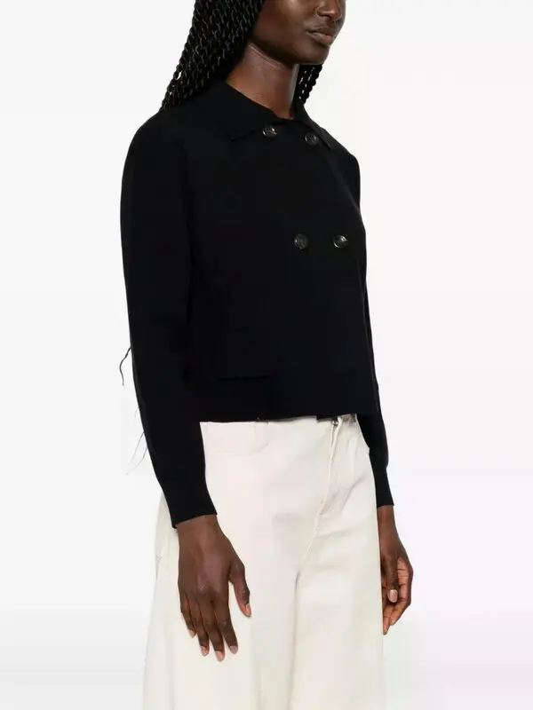 Max Mara Ghia Double-breasted Cardigan - Black
