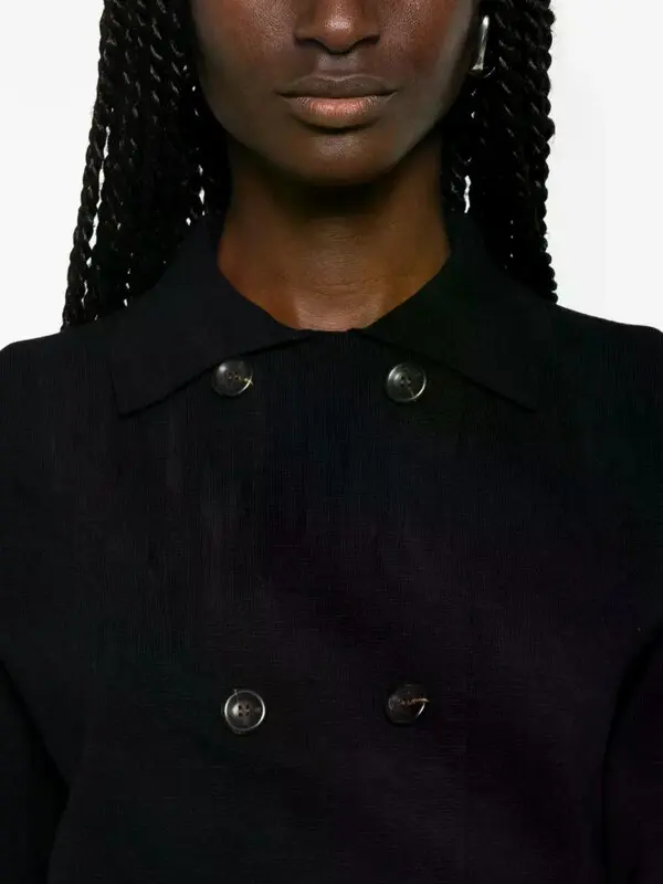 Max Mara Ghia Double-breasted Cardigan - Black