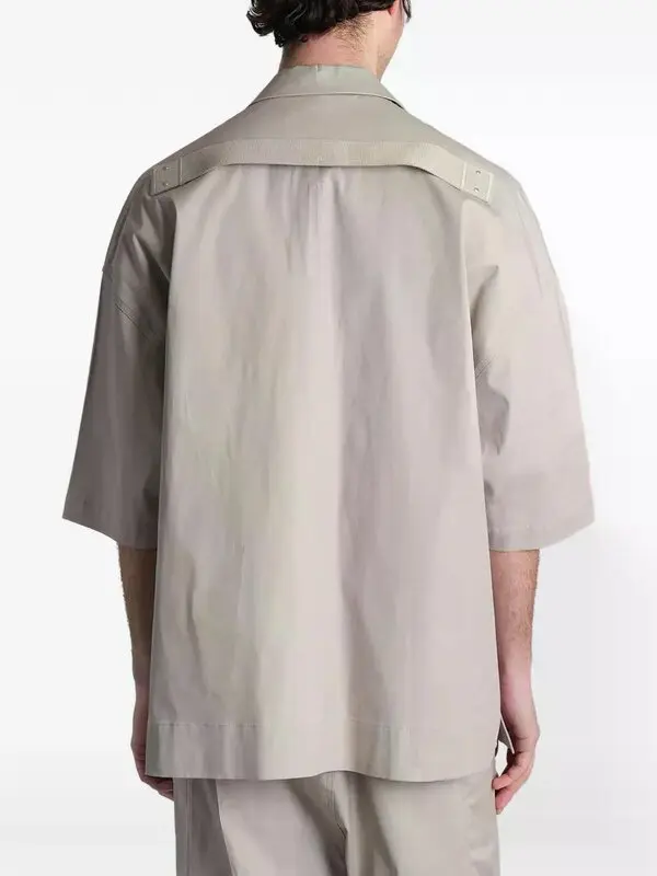 Rick Owens Magnum Tommy Chest-pockets Cotton Shirt