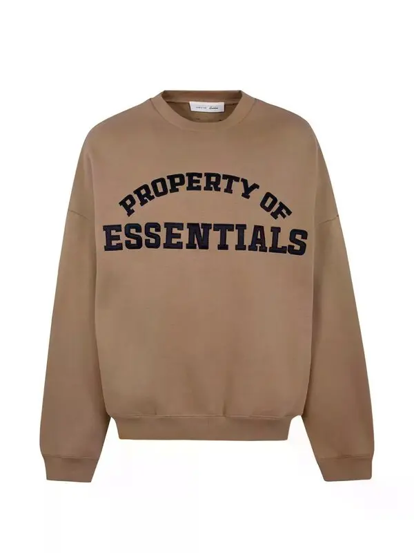 Fear Of God Logo Patch Crewneck Sweatshirt