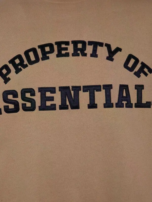 Fear Of God Logo Patch Crewneck Sweatshirt