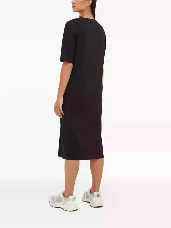 Armani Exchange Logo-print Midi Dress