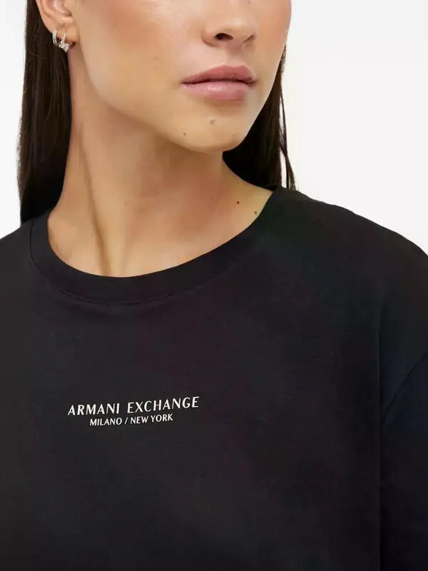 Armani Exchange Logo-print Midi Dress