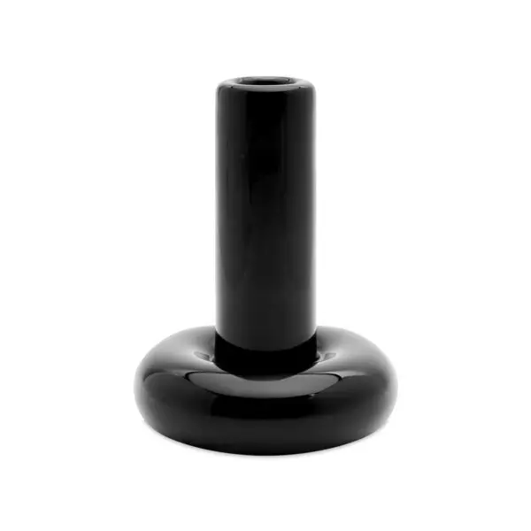 GUSTAF WESTMAN Chunky Candle Holder 145mm Presented End - Black