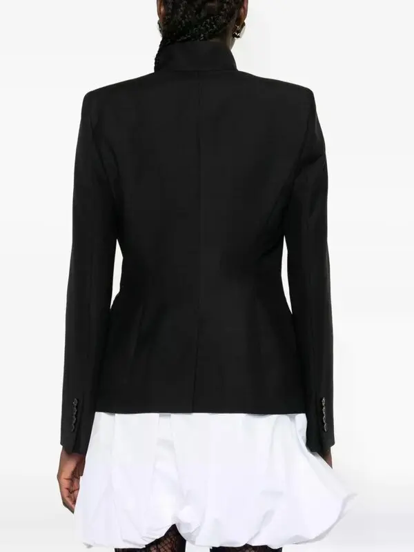Alexander McQueen High-neck Single-button Jacket