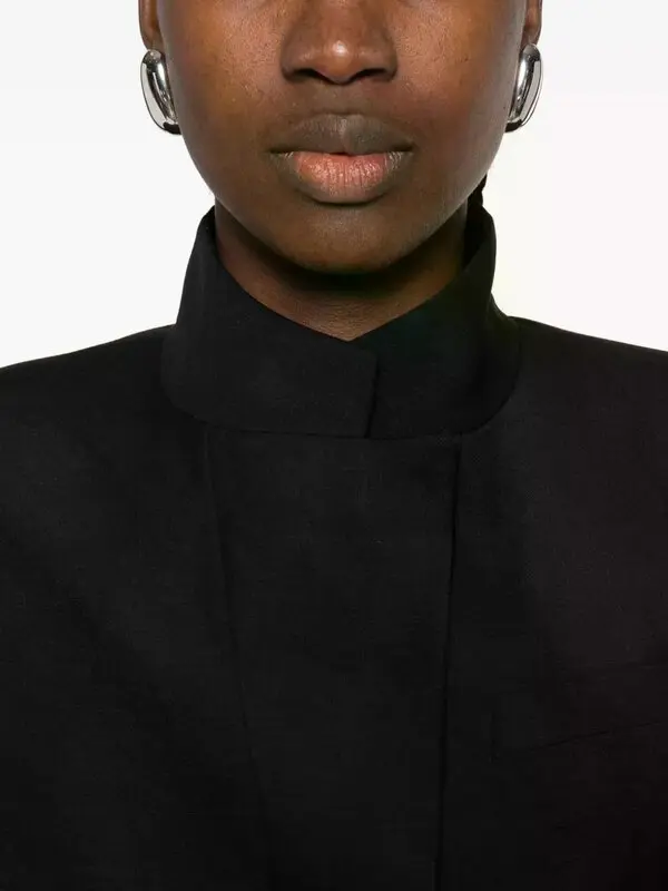 Alexander McQueen High-neck Single-button Jacket