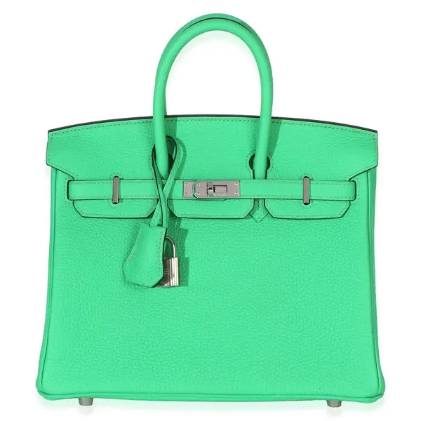 Hermès Vert Comics Togo Birkin 25 Phw - Green