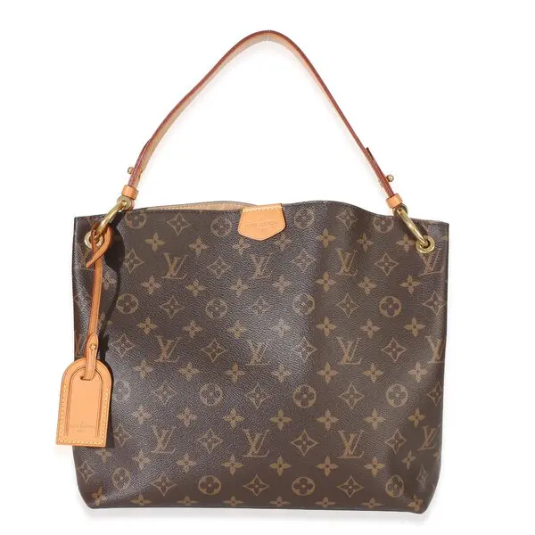 LOUIS VUITTON Monogram Canvas Graceful Pm - Brown