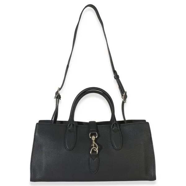 Gucci Pebbled Calfskin Jackie Tote Bag