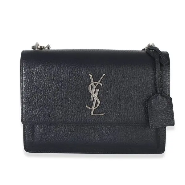 Saint Laurent Monogram Sunset Shoulder Bag - Blue