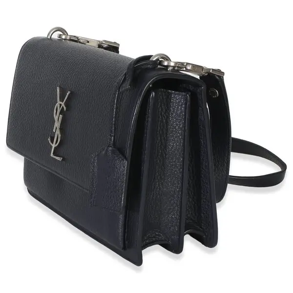 Saint Laurent Monogram Sunset Shoulder Bag - Blue